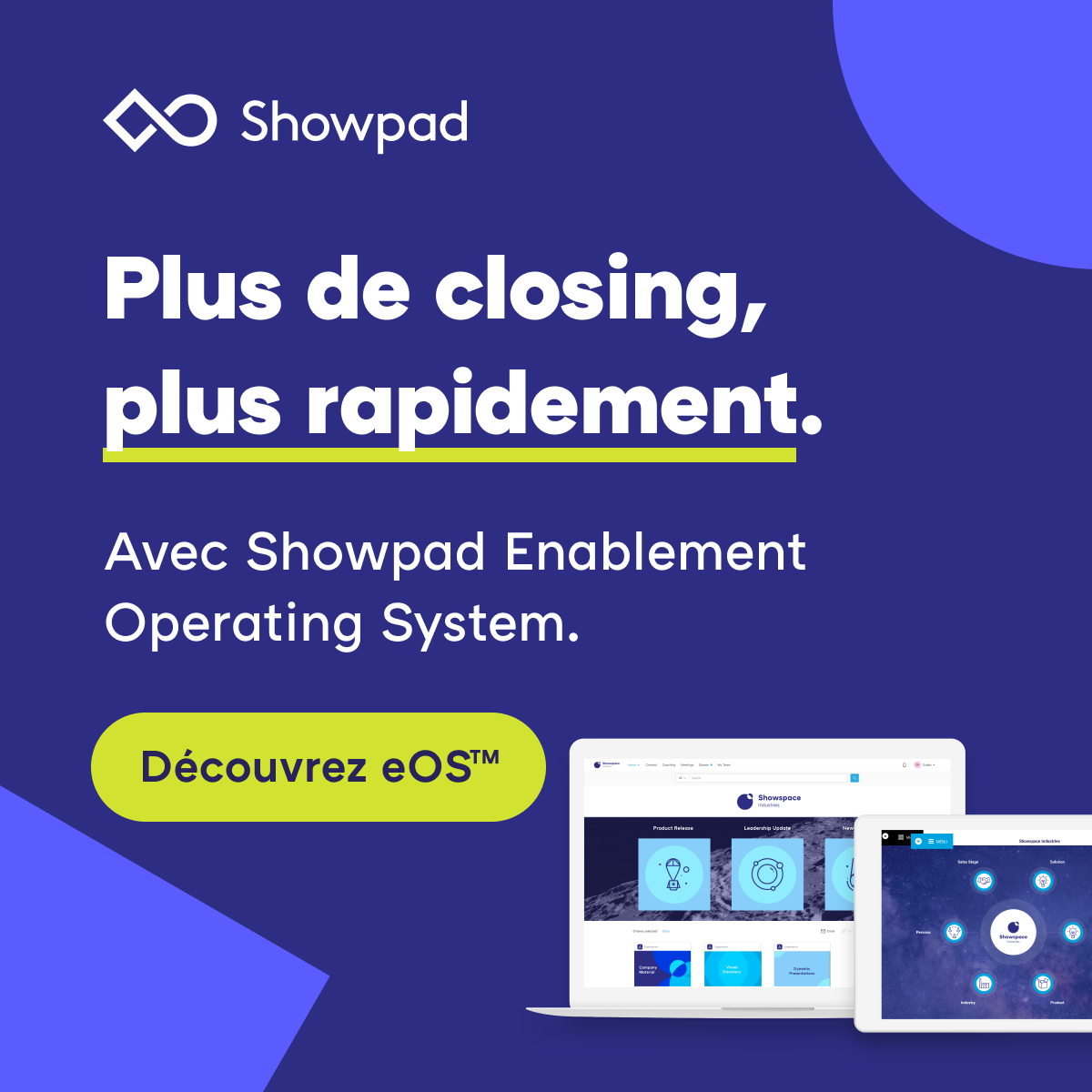 Démo Sales Enablement | Demandez une démo Showpad eOS® | Showpad® - Showpad