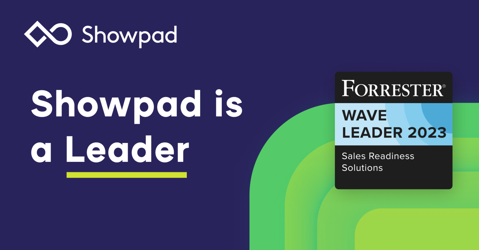 Showpad is named a Leader in the Forrester Wave™ report